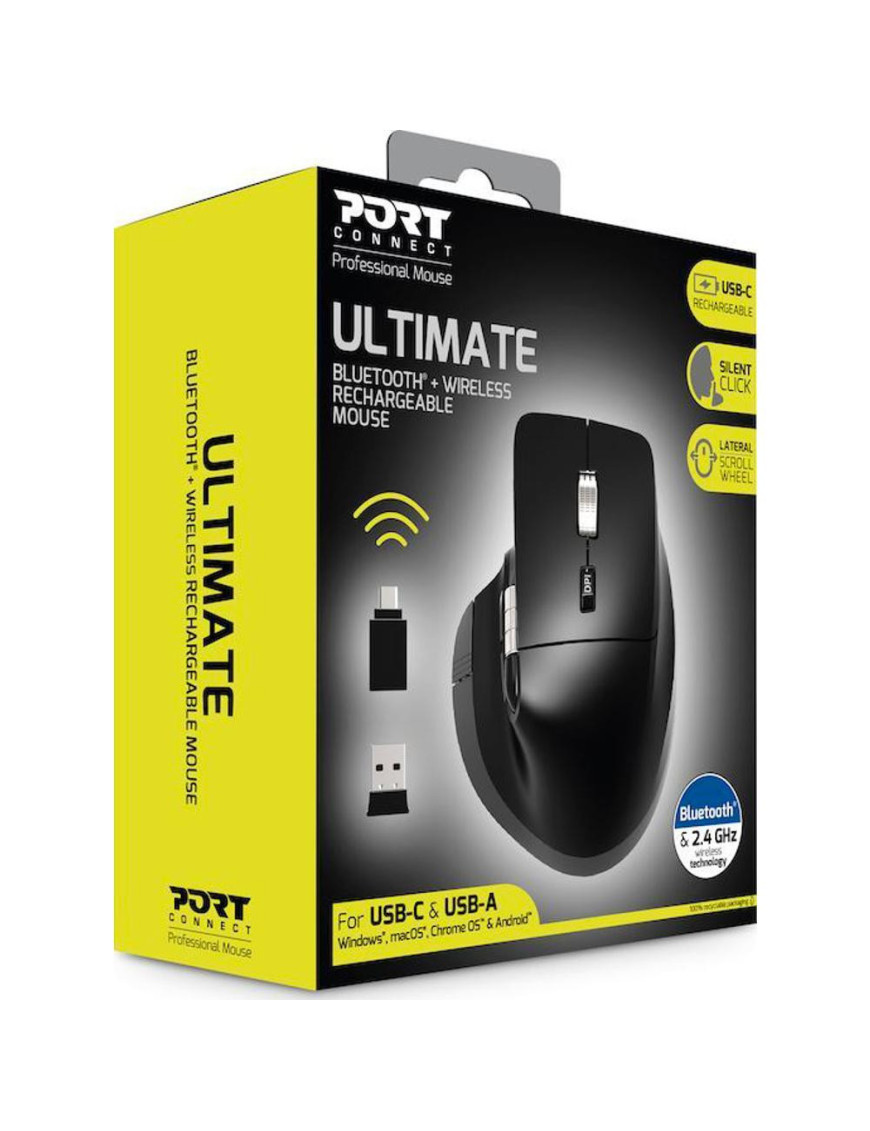 910203 FreeWheel wrl mouse BT Black PORT | Arco.sk